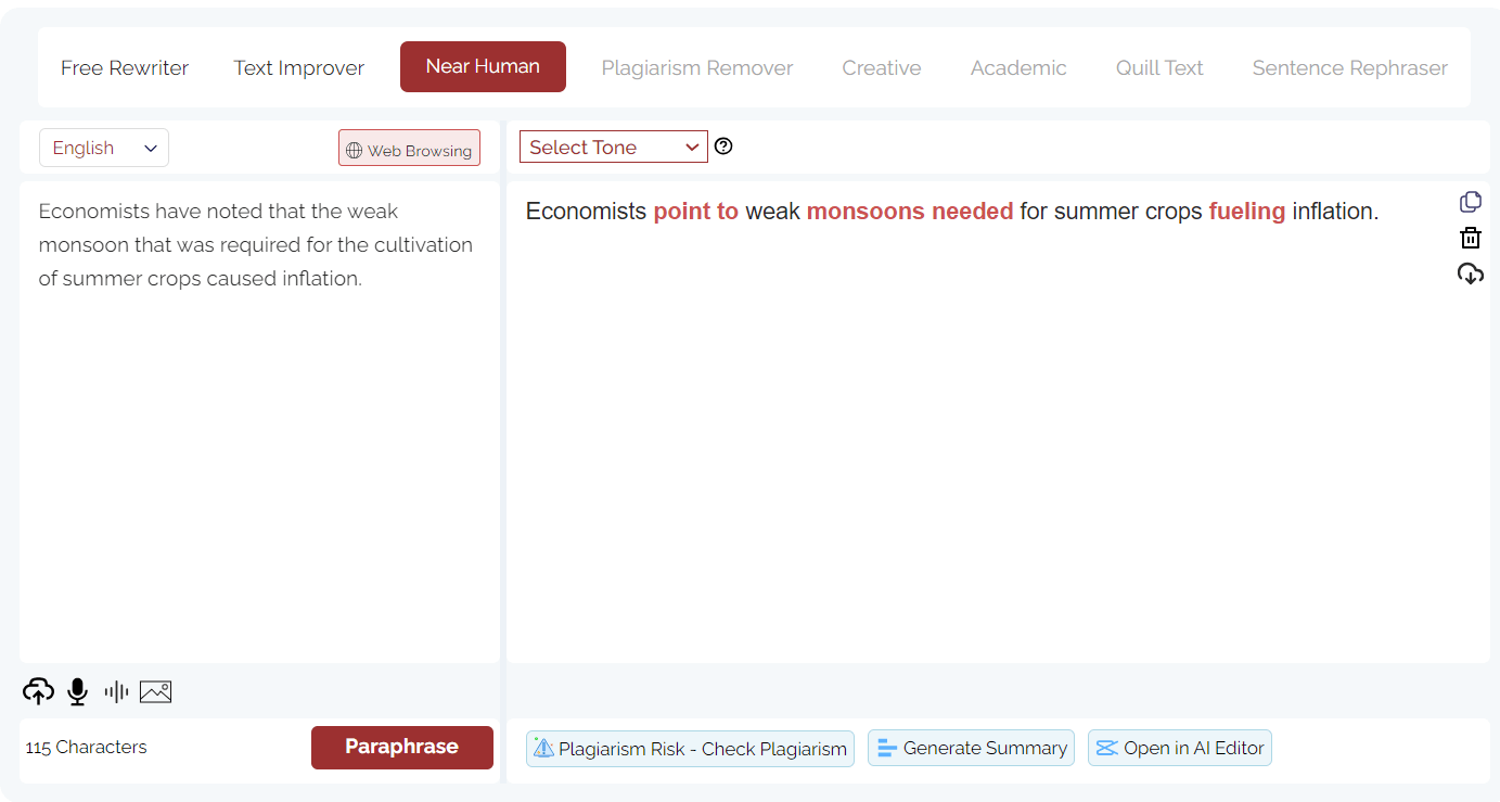 Paraphrasingtool.ai Review (Free & Premium)